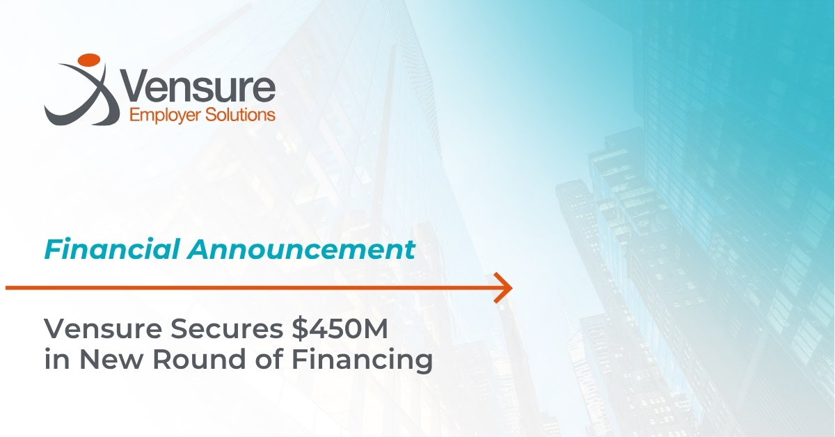 Vensure Raises $450M to Support M&A and A.I. HR Innovation
