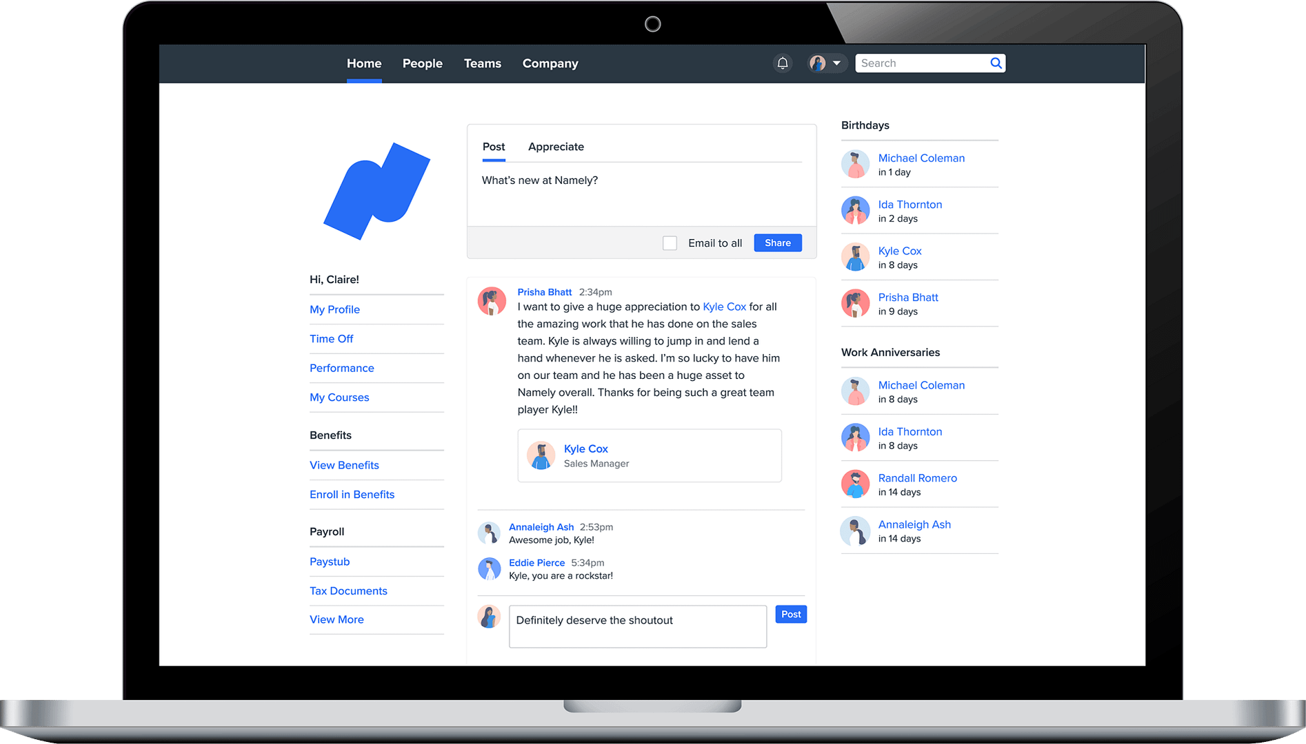 Employee Payroll - Namely