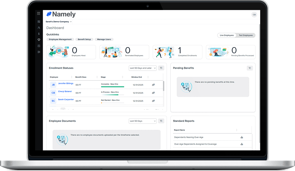 Benefits Platform - Namely