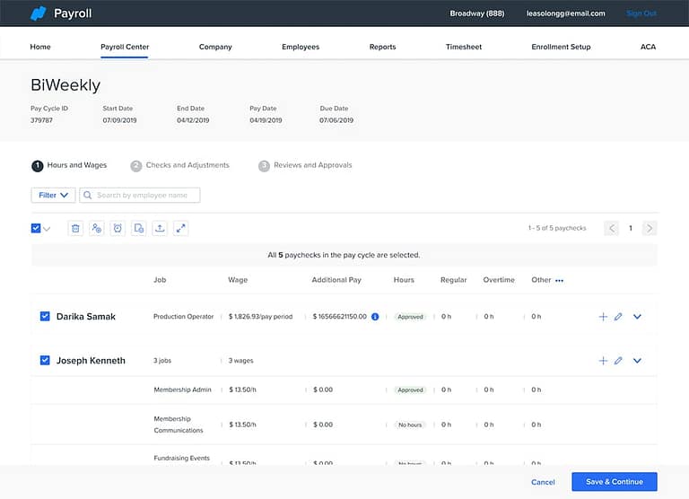 Payroll Software - Online Payroll Services & Solutions