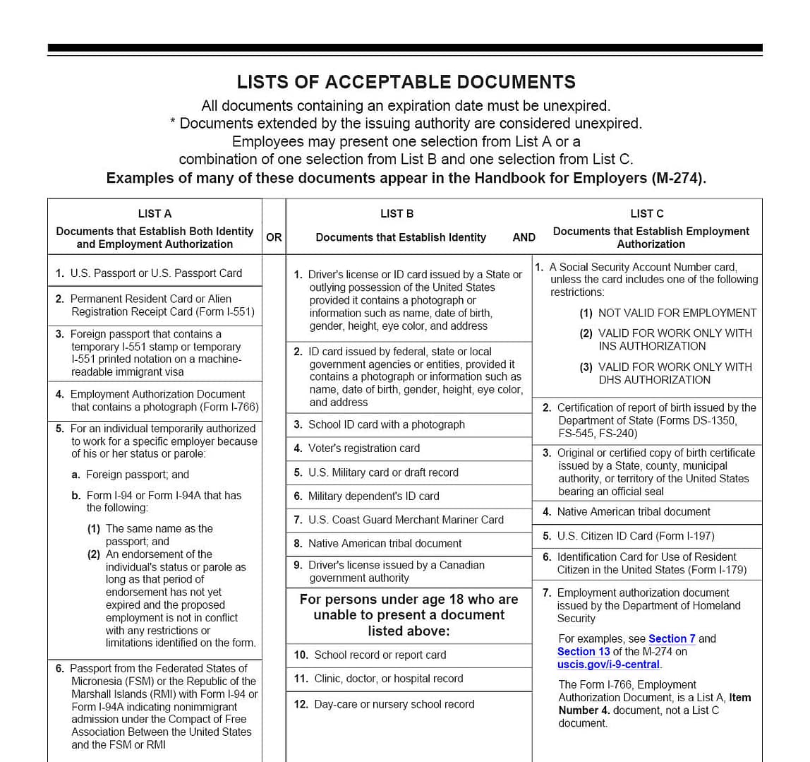 New I 9 Form Everything You Need To Know To Stay In Compliance Namely