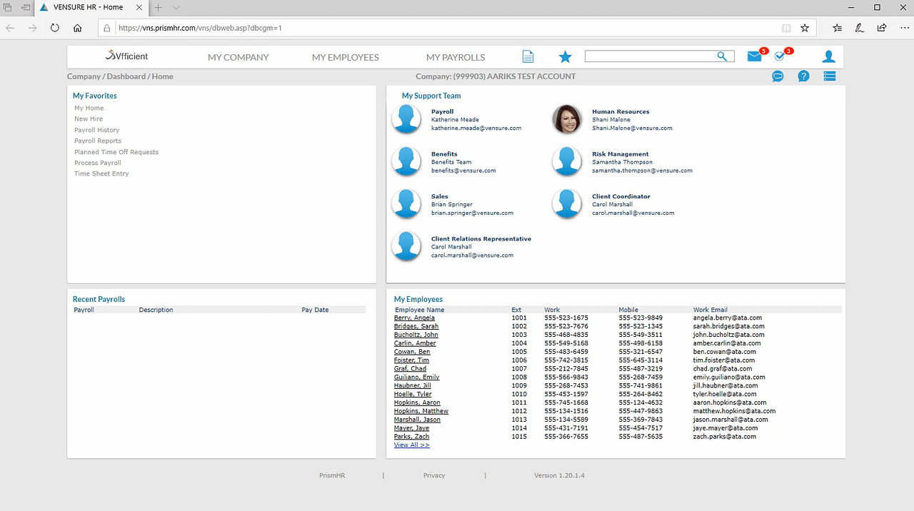 Vtraining - VensureHR