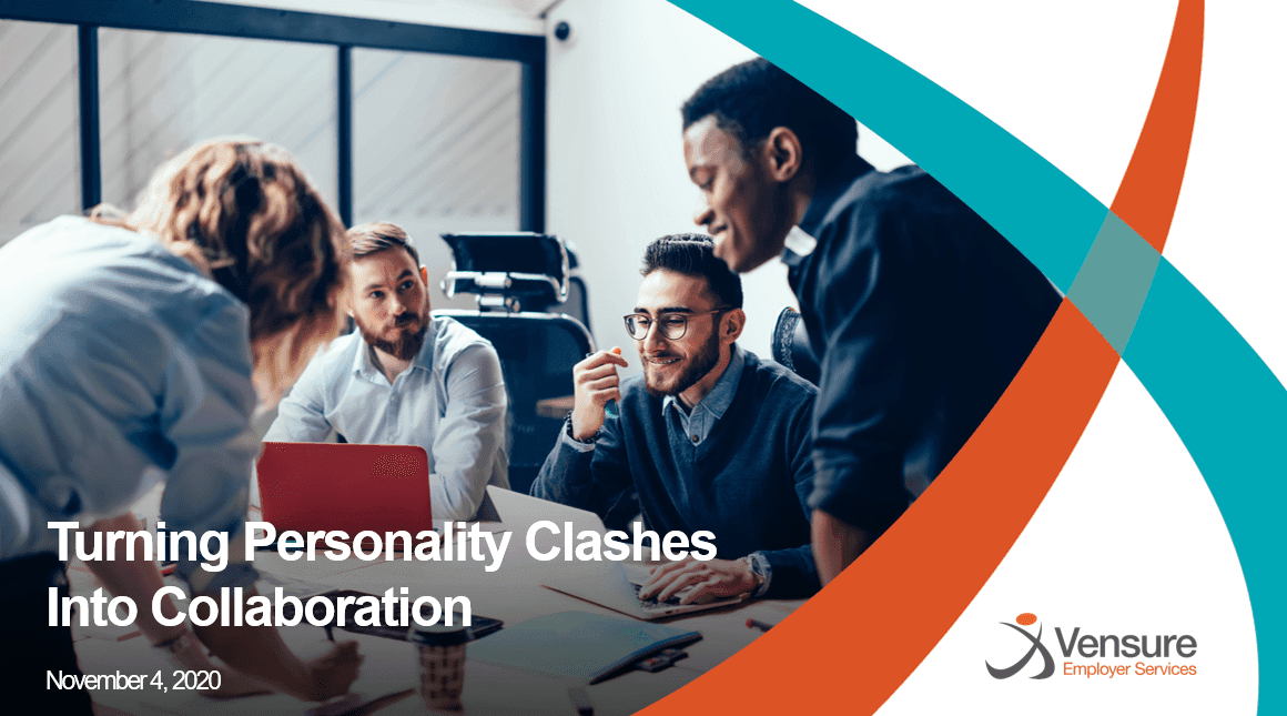 Avoiding Personality Clashes at Work (Webinar) - VensureHR
