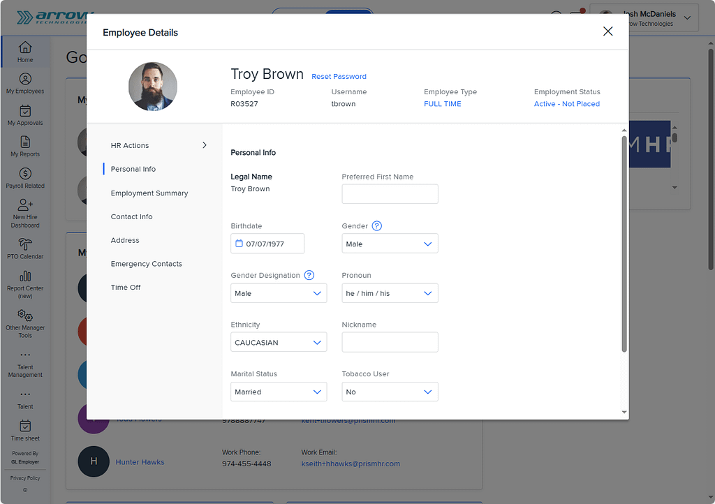 PrismHR Employee Portal - PrismHR