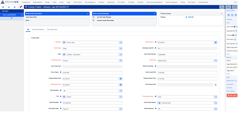 PrismHR ClientSpace - PrismHR