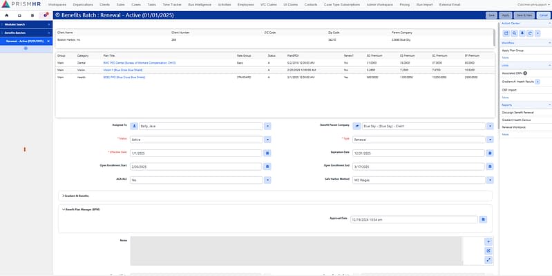 PrismHR ClientSpace - PrismHR