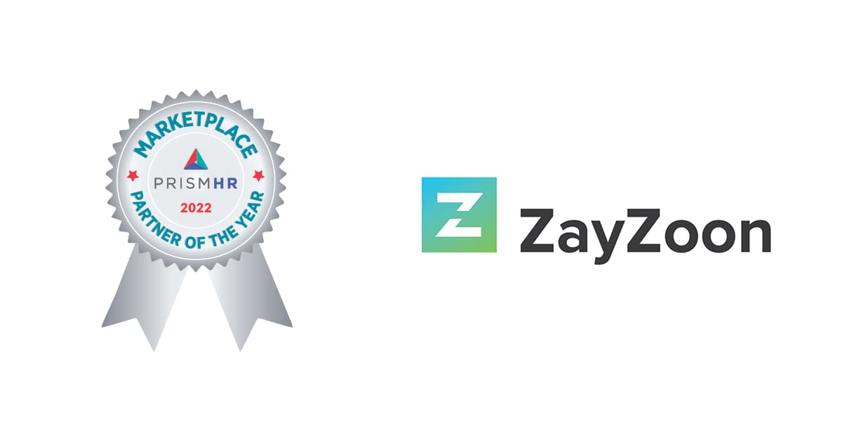 ZayZoon Named PrismHR 2022 Partner of the Year | PrismHR