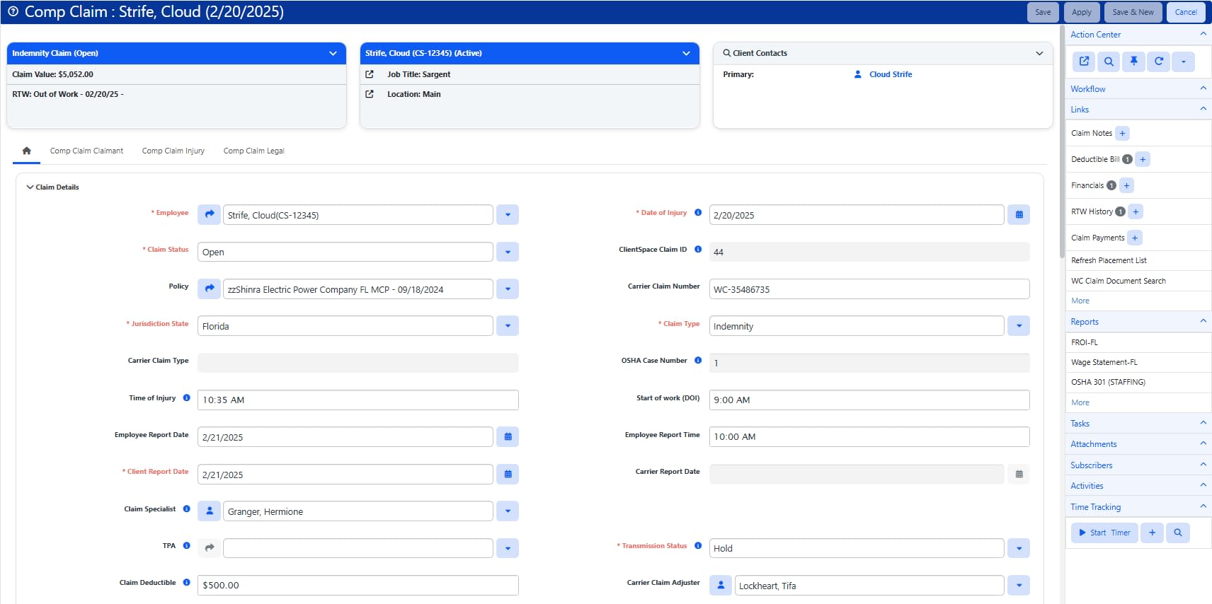 PrismHR ClientSpace Risk Management - PrismHR