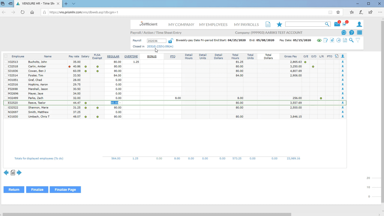 Vtraining - VensureHR
